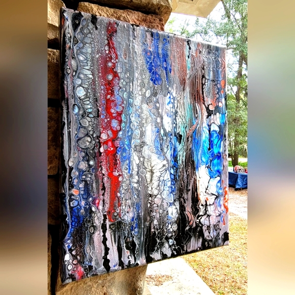 Art | 8x1 Original Acryic Painting | Poshmark